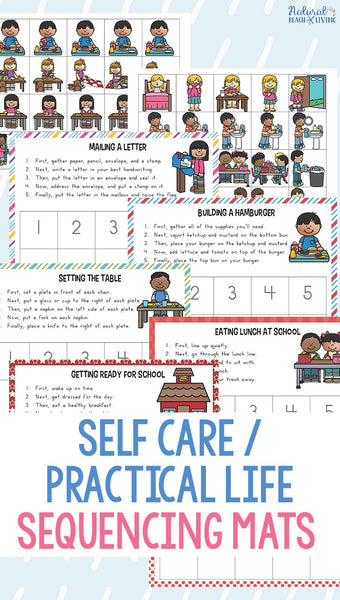 Sequencing Mats for Daily Activities and Life Skills – shop natural ...