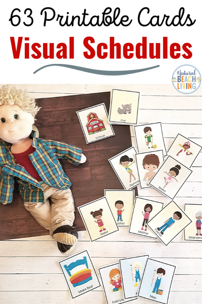 Family Visual Schedule Cards – shop natural beach living
